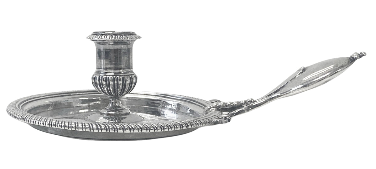 Robert Cooper London 1708 Silver chamberstick Queen Anne Britannia sta ...